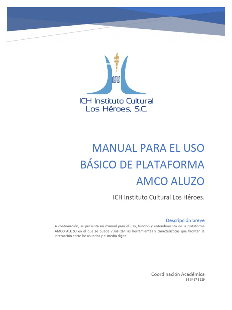 Manual para El Uso de Plataforma Amco Aluzo 2022 | PDF