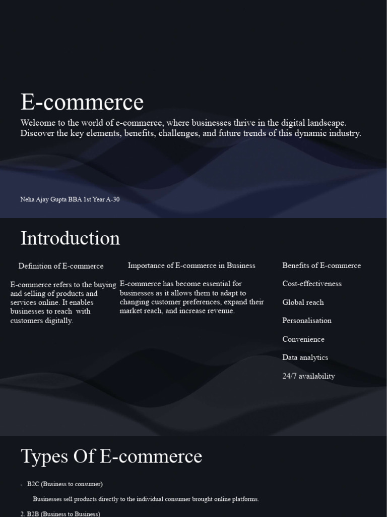 E Commerce | Download Free PDF | E Commerce | Payments