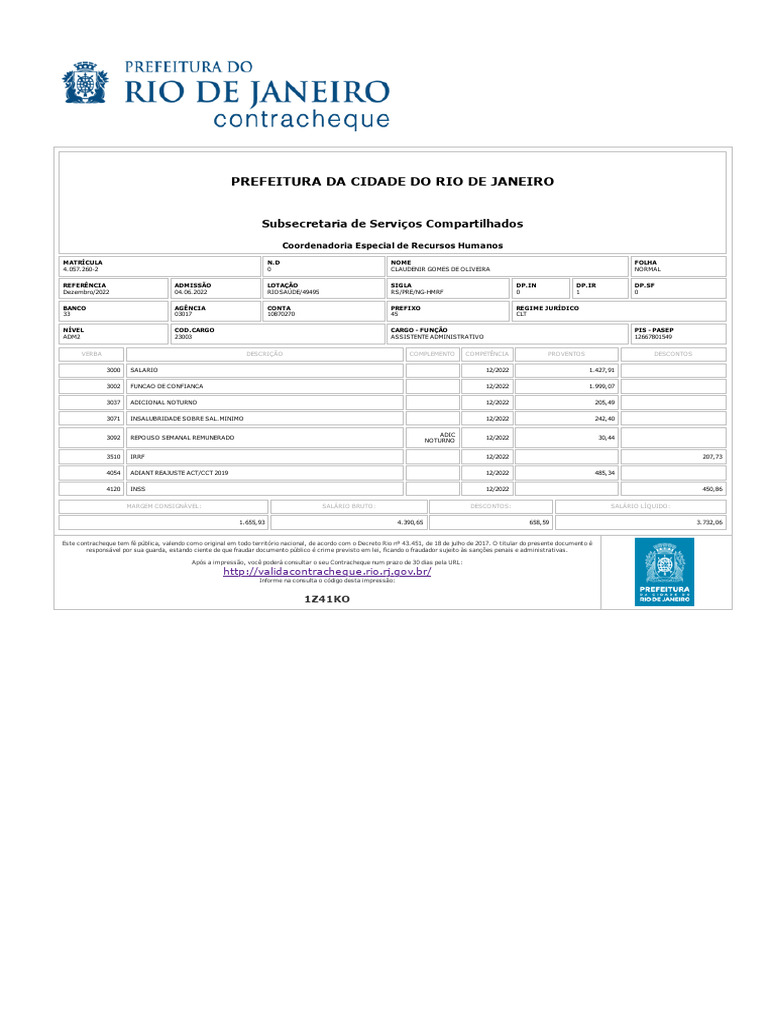 Contracheque HTML | PDF | Salário | Justiça