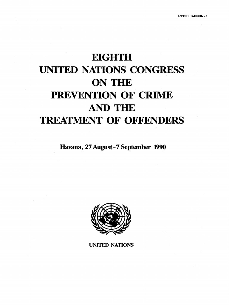 A Conf 144 28 Rev 1 e | PDF | Crimes | Crime & Violence