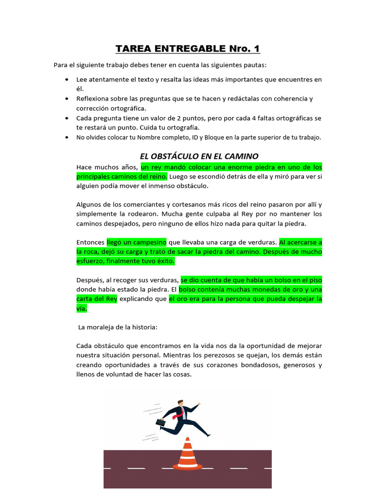 TAREA ENTREGABLE Nro 1 | PDF