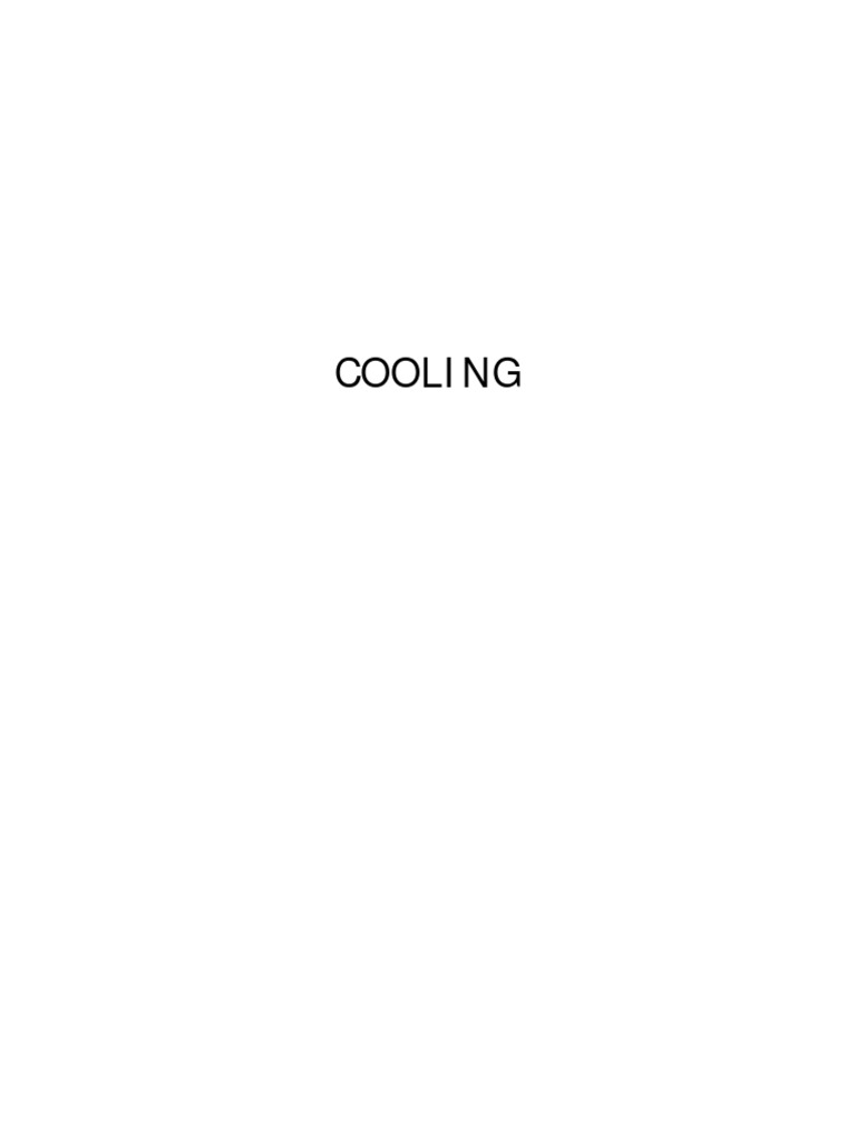 CO (H4SO) Cooling | PDF