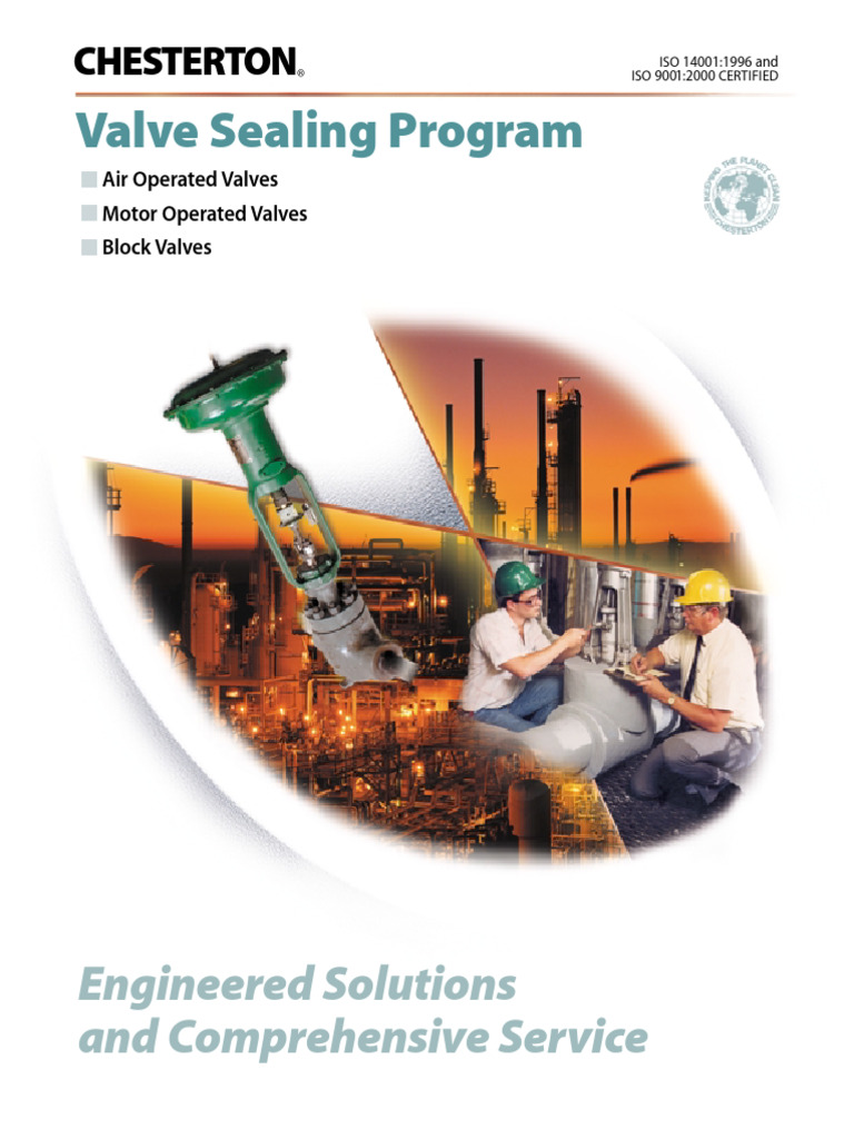 Valve Sealing Program Brochure - Eng | Download Free PDF | Valve | Corrosion