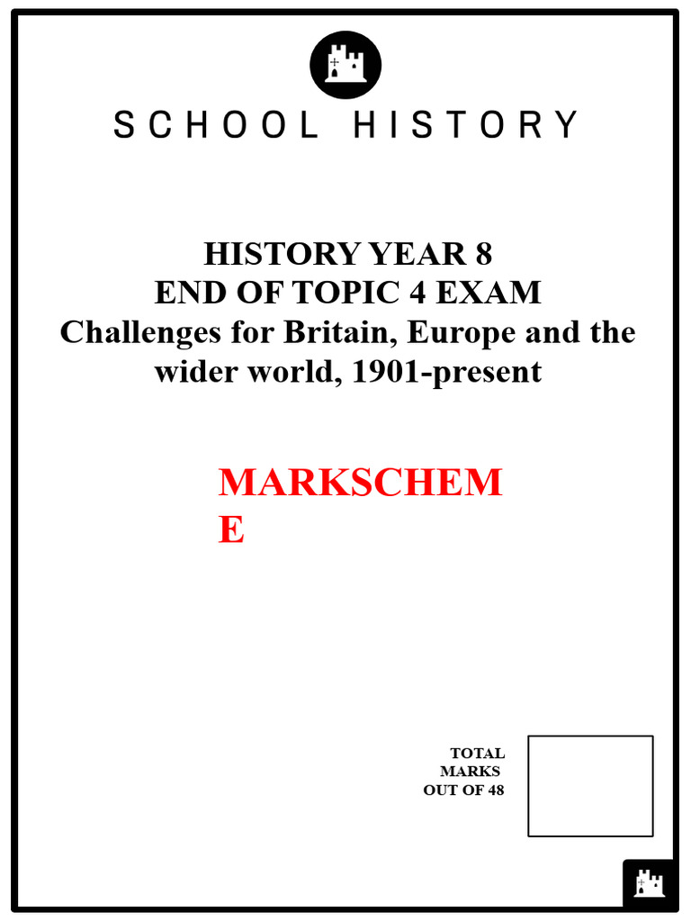 Year 8 History Exam: Suffragettes & WWII | PDF | Suffragette ...