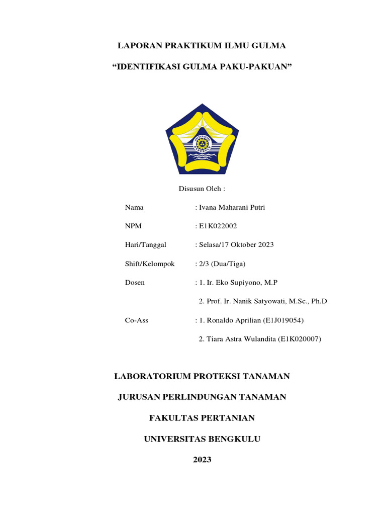 Identifikasi Gulma Paku-Pakuan 2023 | PDF