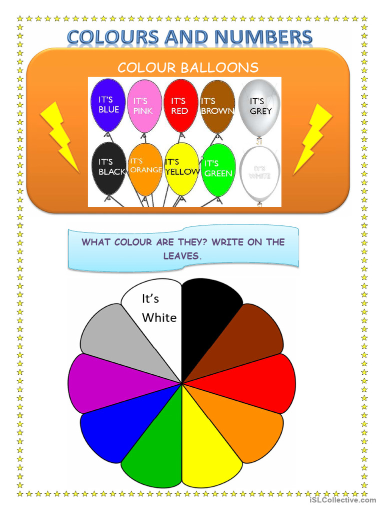 Colours and Numbers (1-20) | PDF