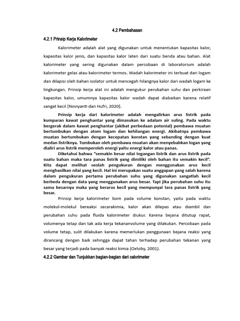 Prinsip dan Jenis Kalorimeter | PDF | Sains & Matematika