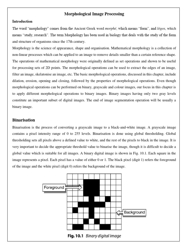 Unit-4 Morphological Image Processing | PDF | Multidimensional Signal Processing | Signal Processing
