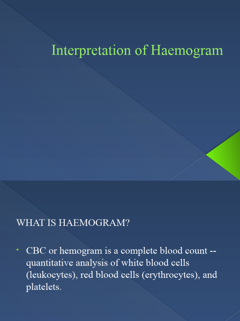 Haemogram Analysis Guide | PDF