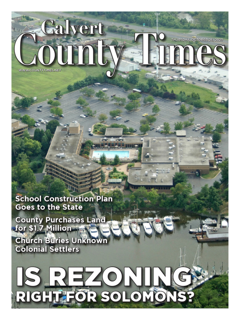 2023-10-26 Calvert County Times | PDF | Zoning | Calvert County