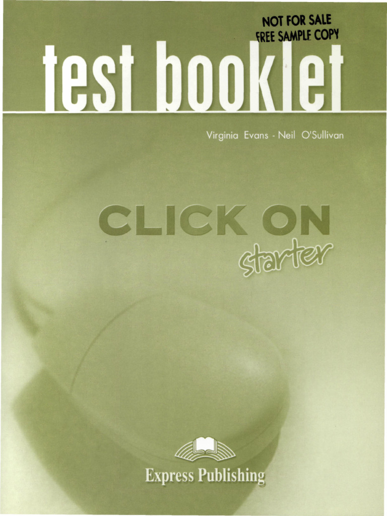 Click On Test Booklet Starter With Key | PDF