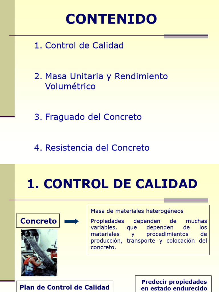 Control de Calidad en Concreto | PDF | Hormigón | Desviación Estándar