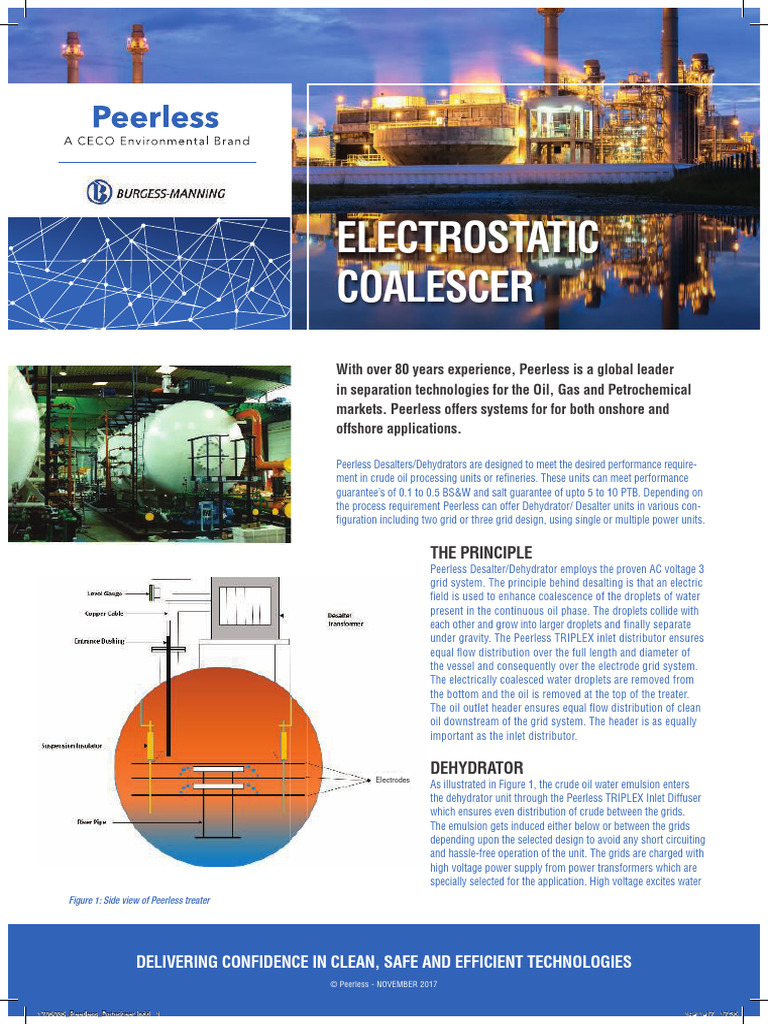 Peerless Electrostatic-Coalescer 111717 | PDF | Chemistry | Physical Sciences