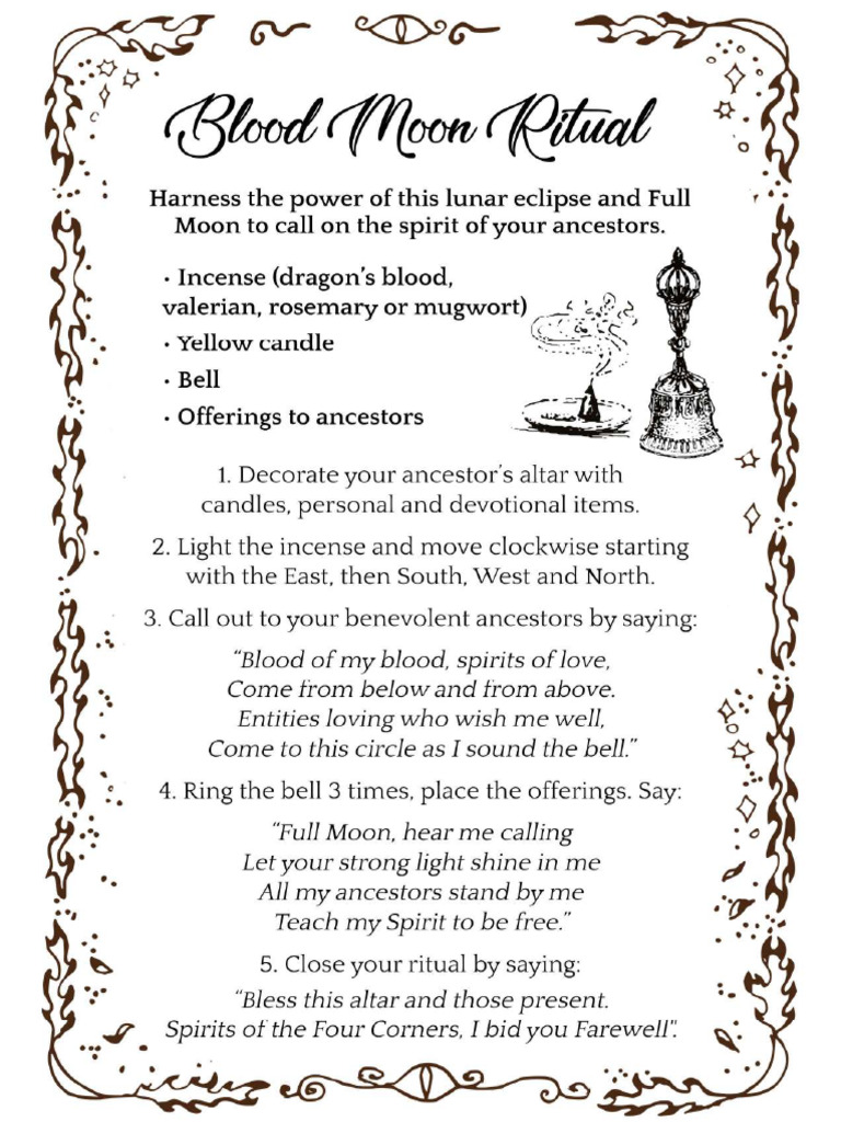 Blood Moon Ritual Spells8 | PDF