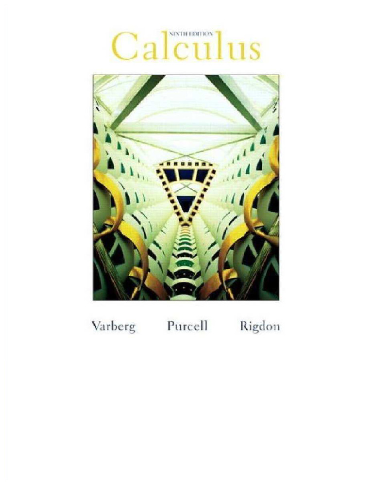 PDF Calculus 9th Edition Dale Varberg Edwin Purcell and Steve Rigdonpdf ...