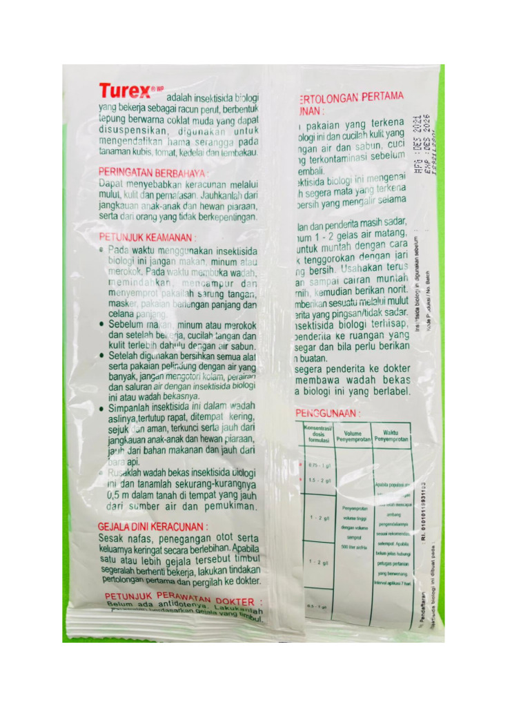 Dokumentasi PVBP Insektisida | PDF