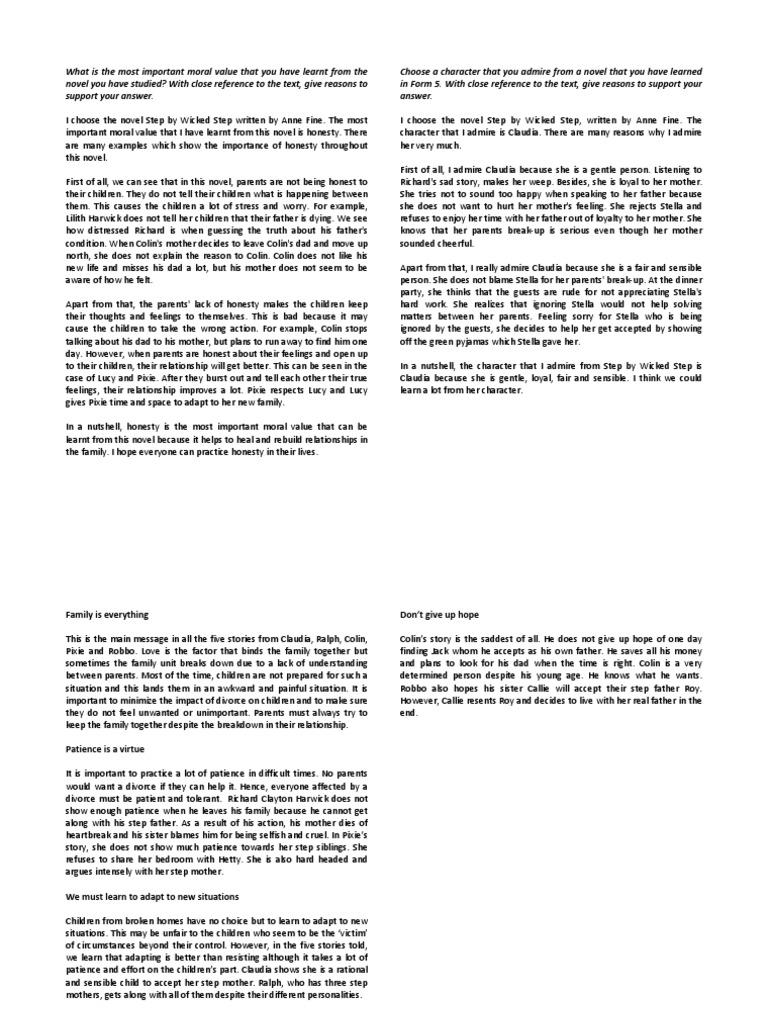 Step by Wicked Step | PDF | Patience