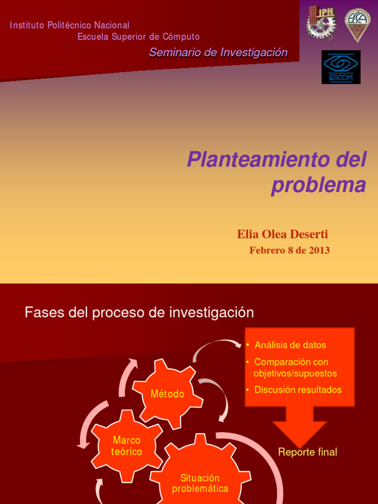 Power Point Plantamiento Del Problema | PDF