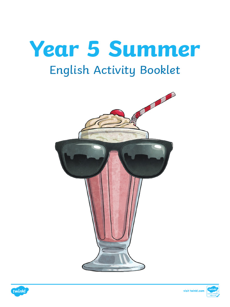 Year 5 Summer English Activity Booklet | PDF