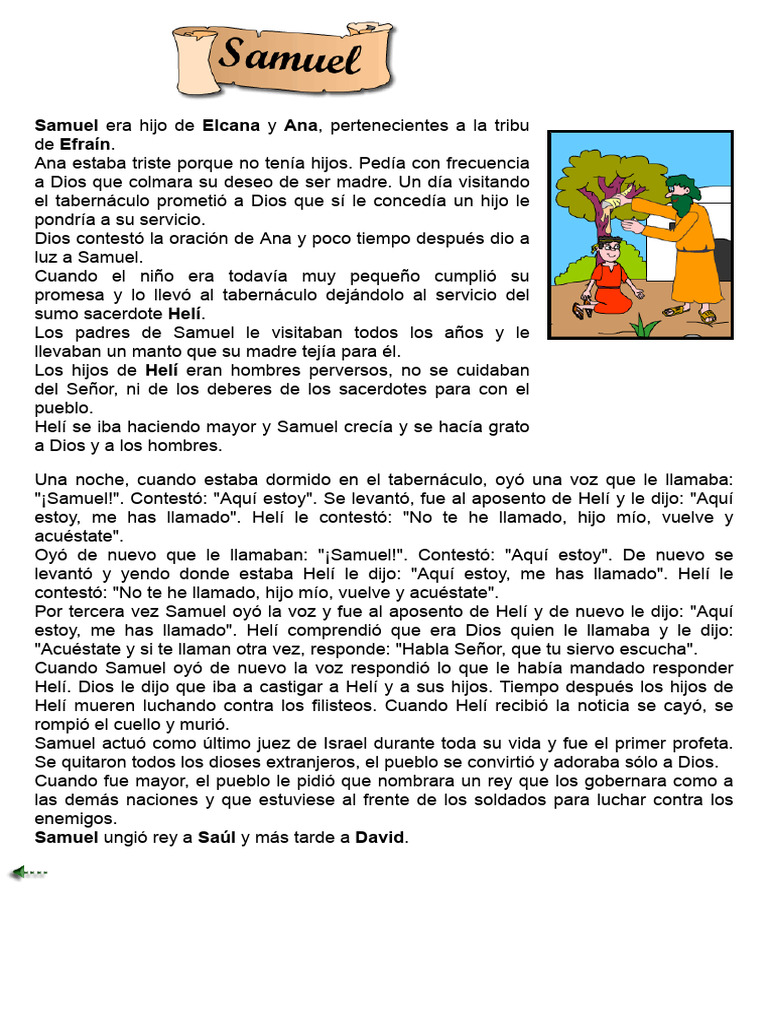 Samuel: Profeta y Último Juez de Israel | PDF
