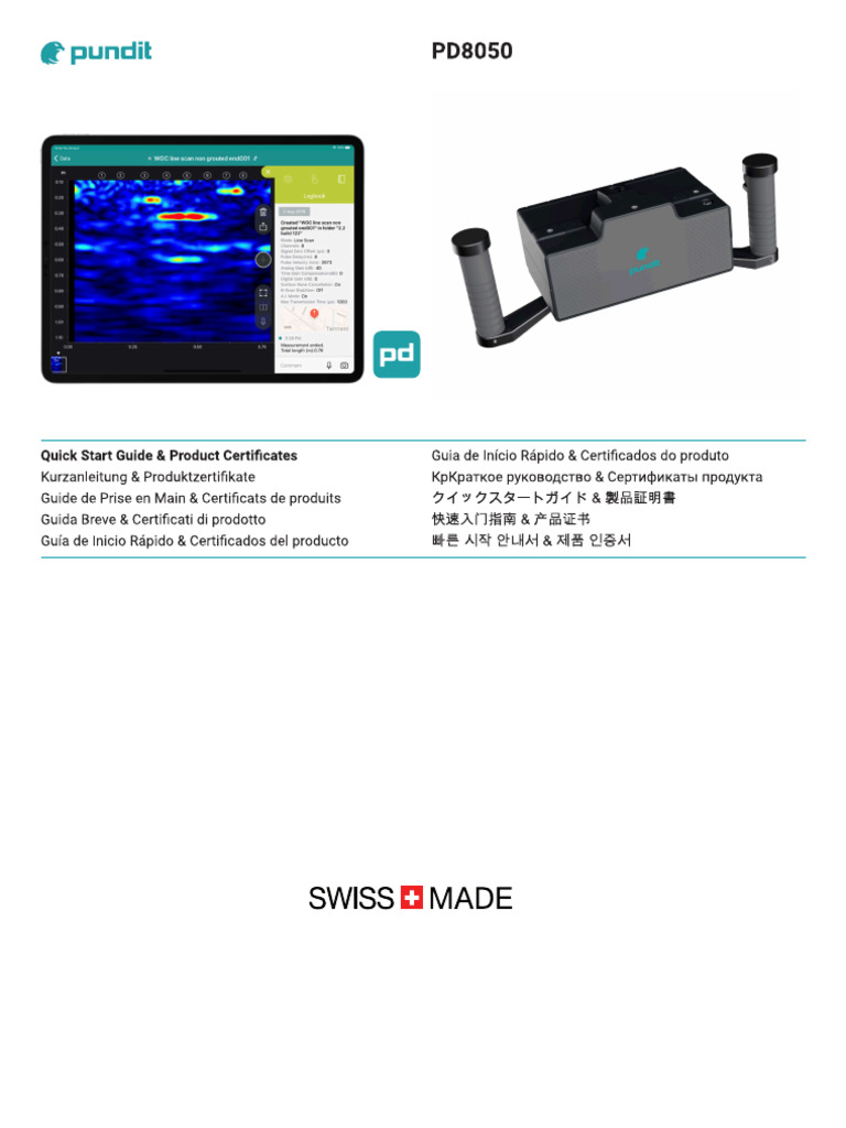 PD8050 Quick Start Guide | PDF