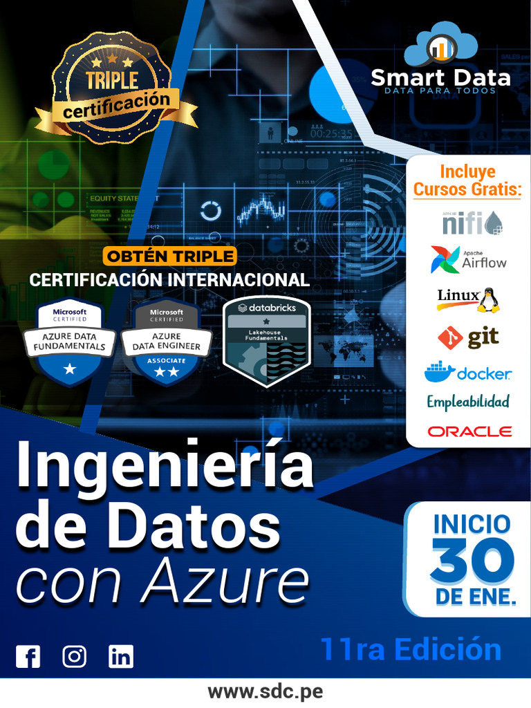 Ingeniería de Datos Con Azure 11ra X | Descargar gratis PDF ... Ingeniería de Datos Con Azure 11ra X | Descargar gratis PDF ...