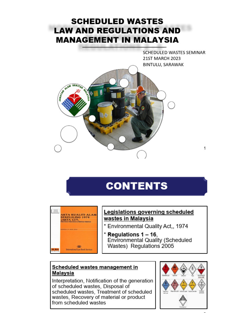 Pematuhan Buangan Terjadual | PDF