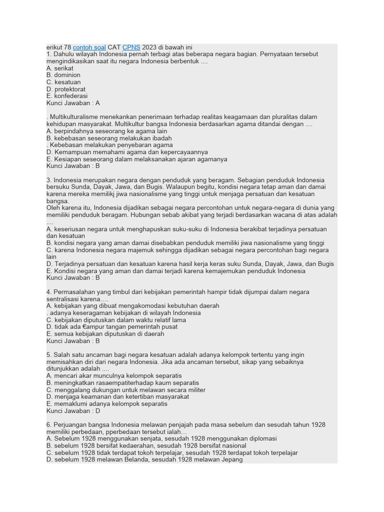 Kisi Kisi Udin | PDF