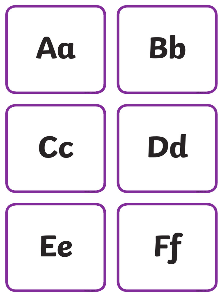A-Z Alphabet Flashcards | PDF | Juvenil