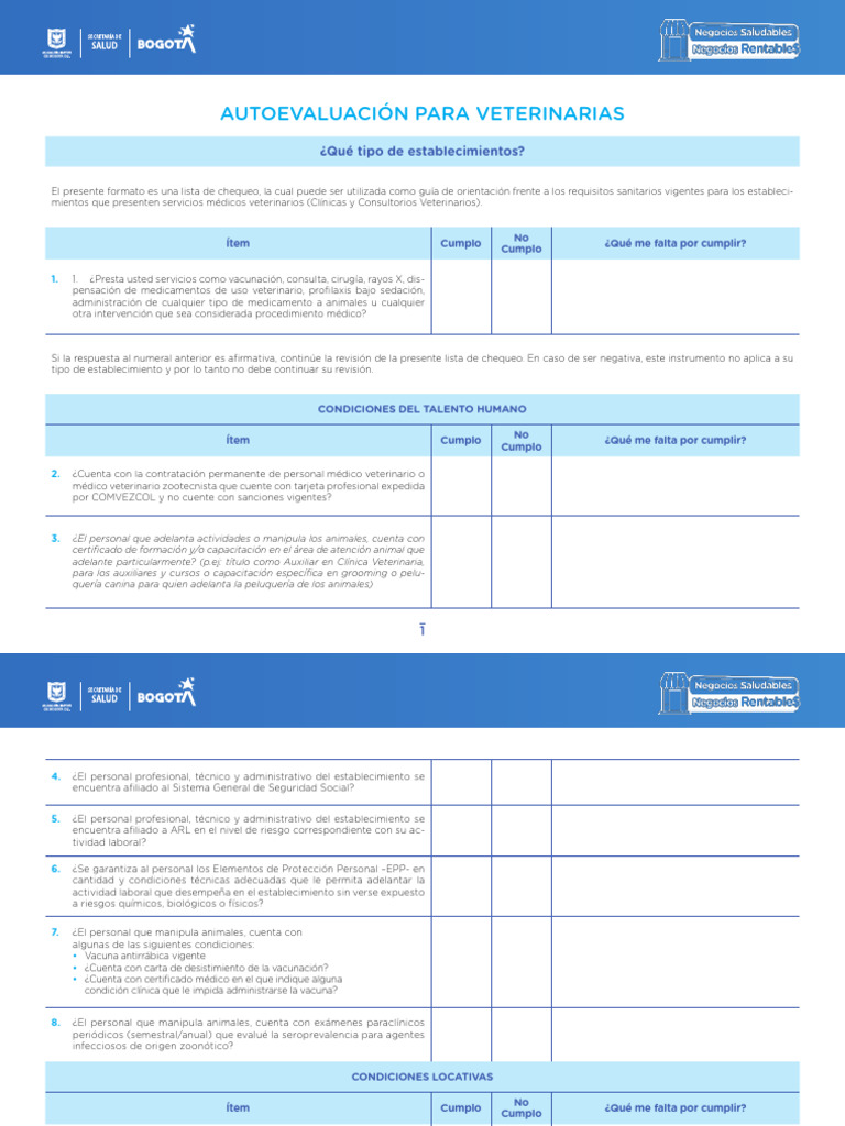 Autoevaluaci N para Veterinarias | PDF | Medicamentos con receta | Residuos