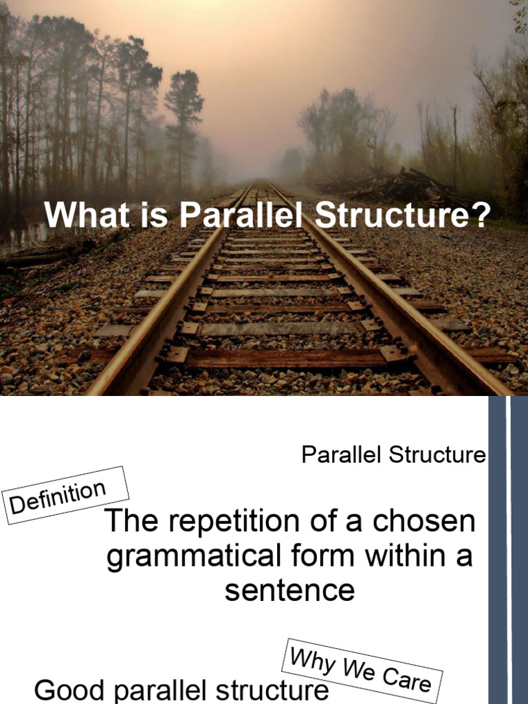 Parallel Structure Presentation | PDF