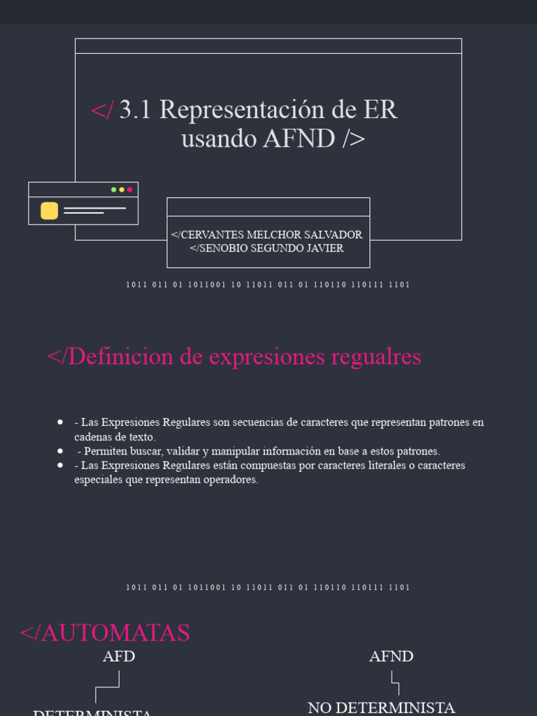 Representación de ER Usando AFND | PDF