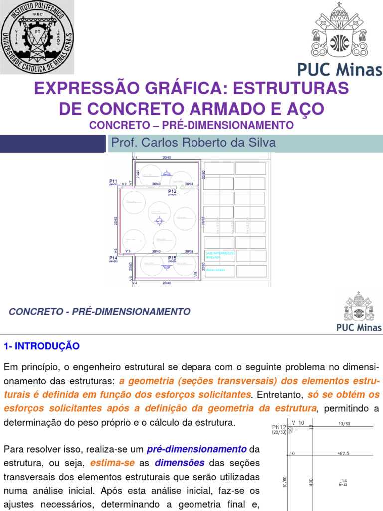 Eg Estrut - 02 - RPC - Conc - Pré-Dimensionamento - R7 - 202 | PDF