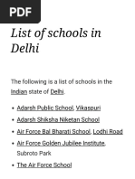Delhi CBSE School Code List | PDF