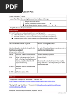 Support Needs Assessment Form: Sna 1 & 2: School Level Dob: Id No ...