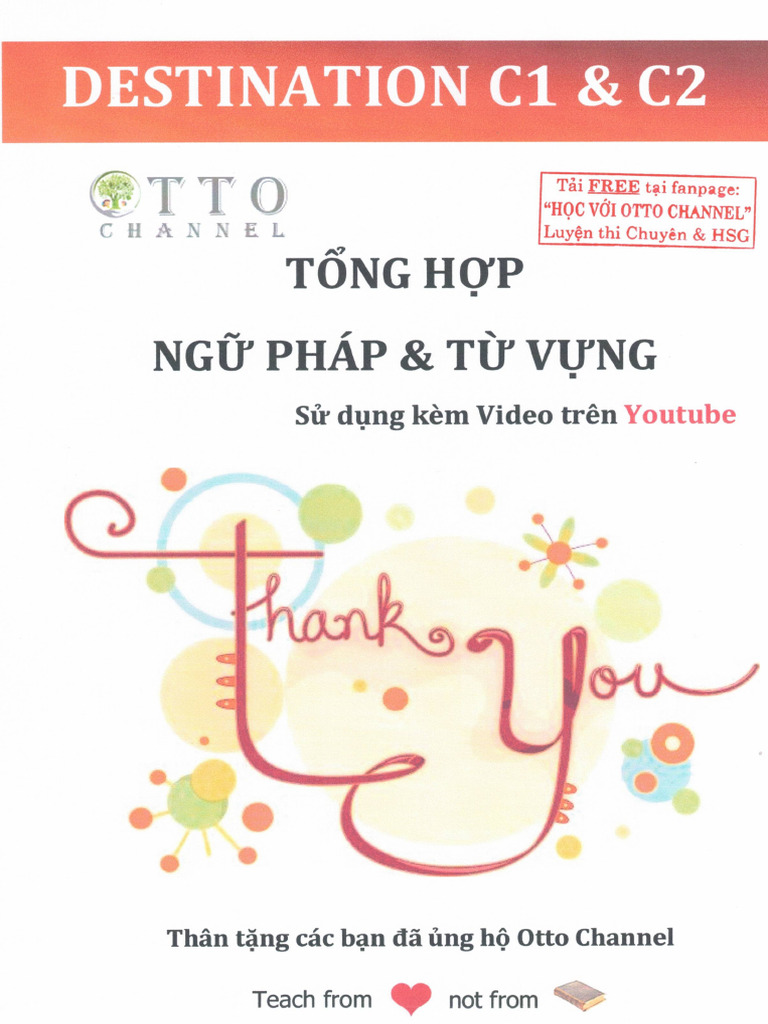 Destination C1&C2 - T NG H P NG Pháp T V NG | PDF