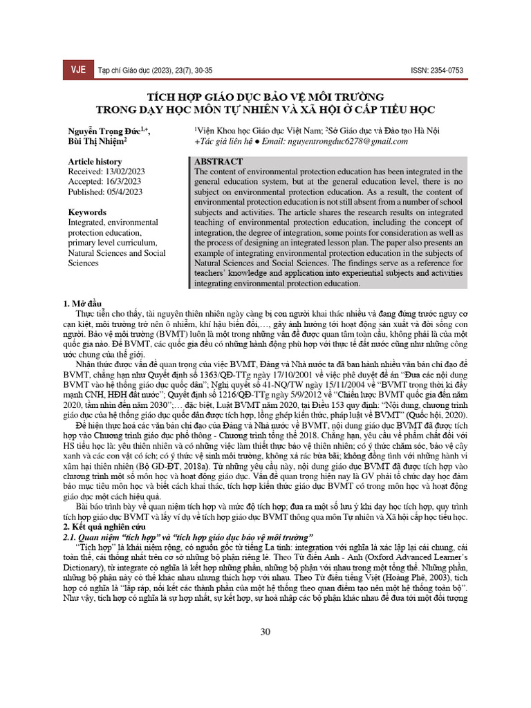 Nguyn TRNG C Bi TH Nhim | PDF