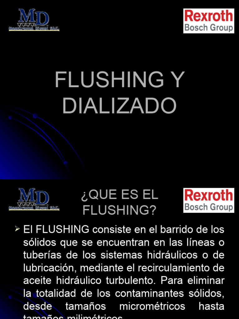 Exposicion de Flushing | PDF | Presión | Viscosidad