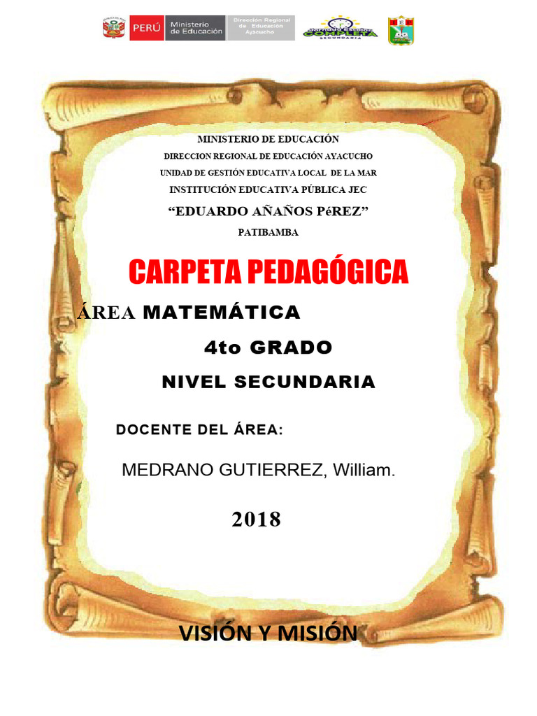 Progra 4to Matemá | PDF