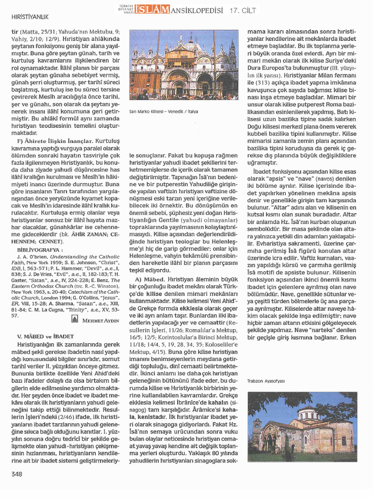 Hıristiyanlık 4 Mehmet Aydın TDV | PDF