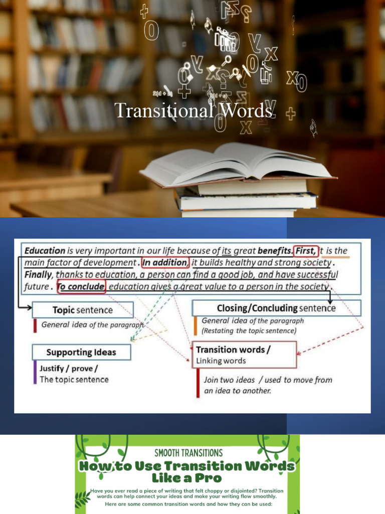 Transitional Words | PDF | Argument | Theory
