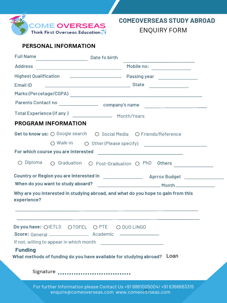 Fillable Form | PDF