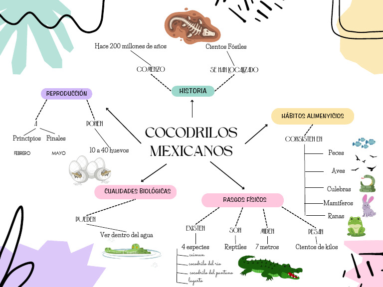 Mapa de Los Cocodrilos Mexicanos. | PDF