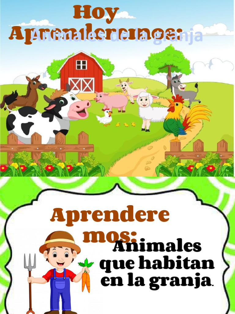 Animales De La Granja Pdf