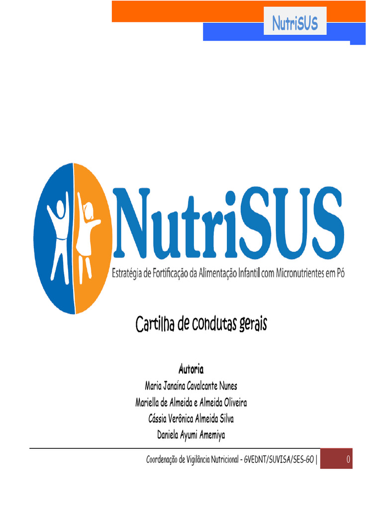 Cartilha Nutrisus | PDF | Alimentos | Promoção de saúde