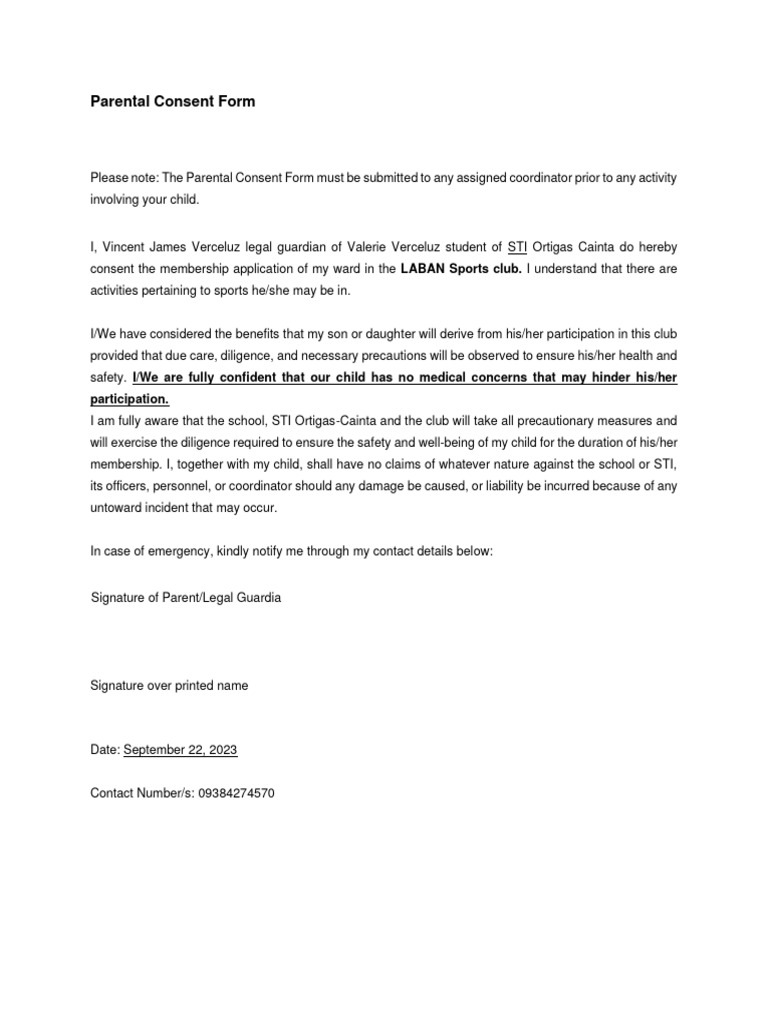 Consent | PDF