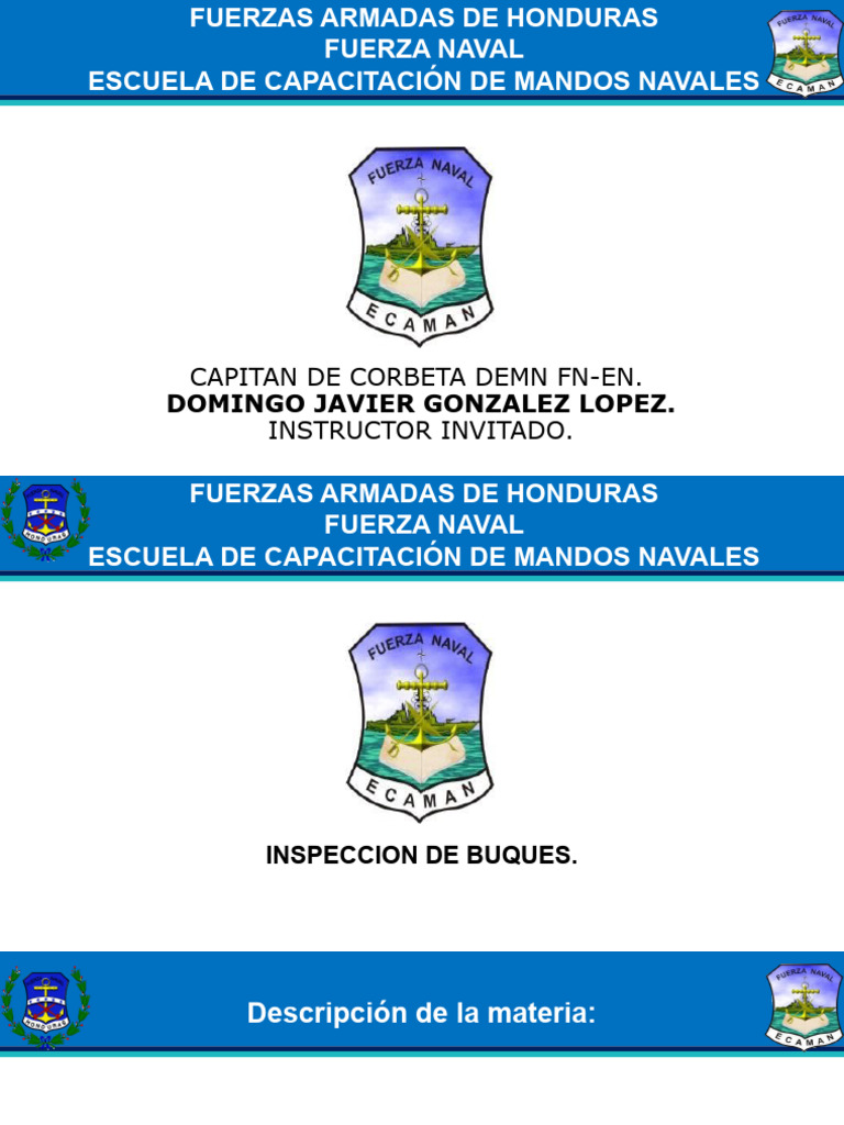 Inspeccion de Buques | PDF