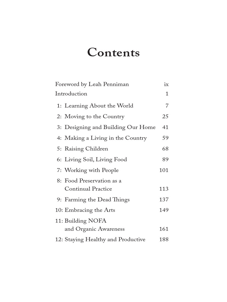 Many Hands Make A Farm: Table of Contents | PDF Many Hands Make A Farm: Table of Contents | PDF