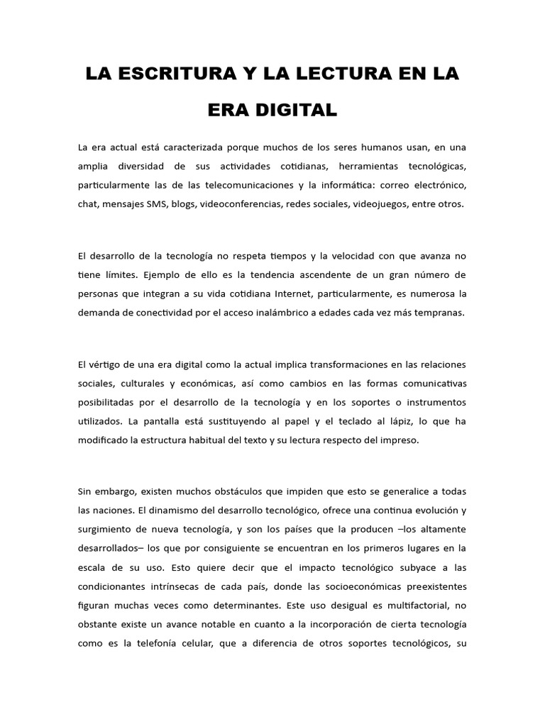 Lectura y Escritura 2 | PDF