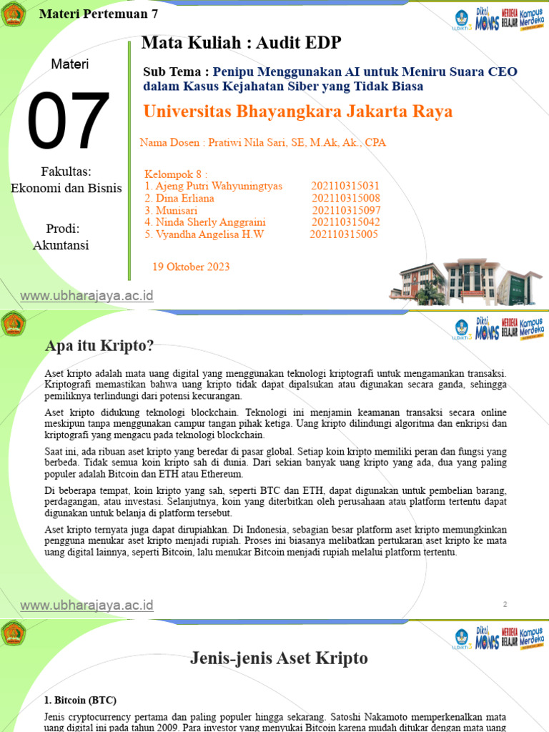 Kel.8 - Audit EDP | PDF